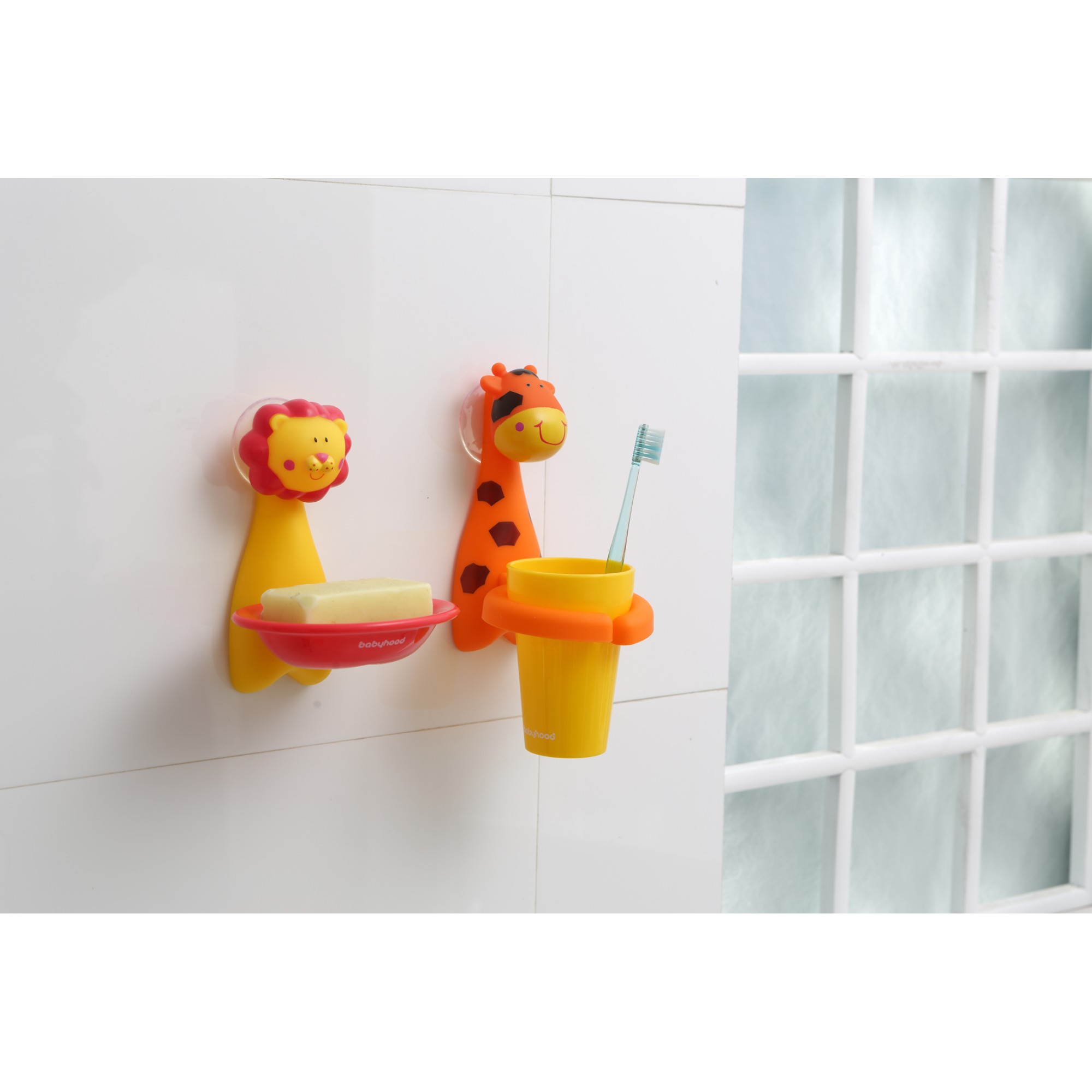 Стаканчик для зубних щіток Babyhood Жираф (BH-703G)