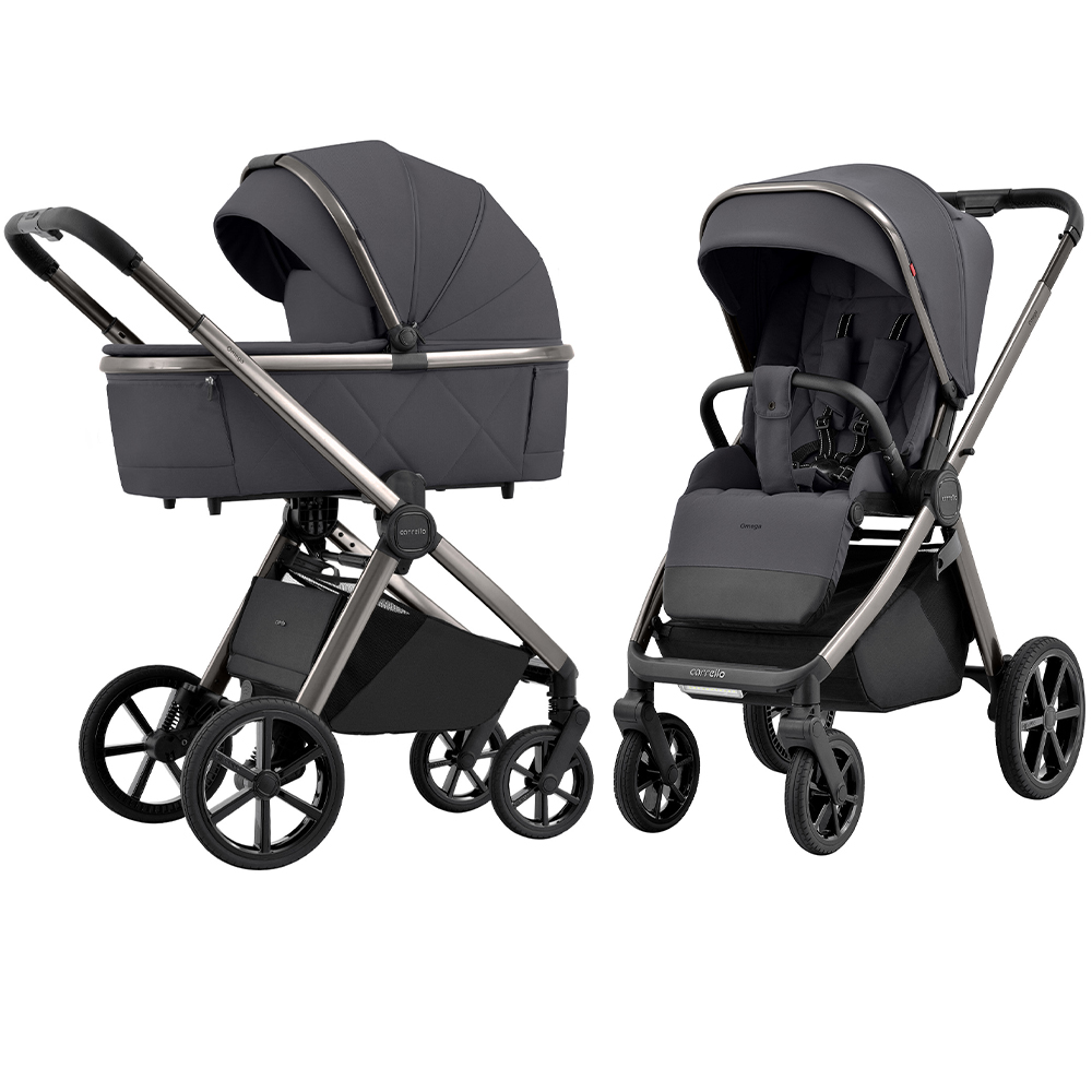 Carrello Omega CRL-6530/1 Excellent Grey дитячий візок 2 в 1 з ...